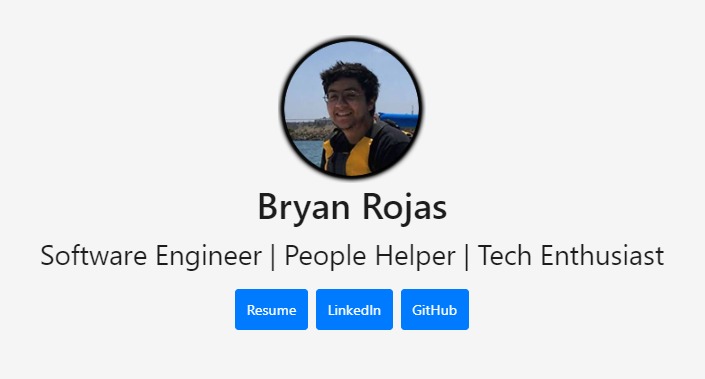 Bryan Rojas - Personal Website